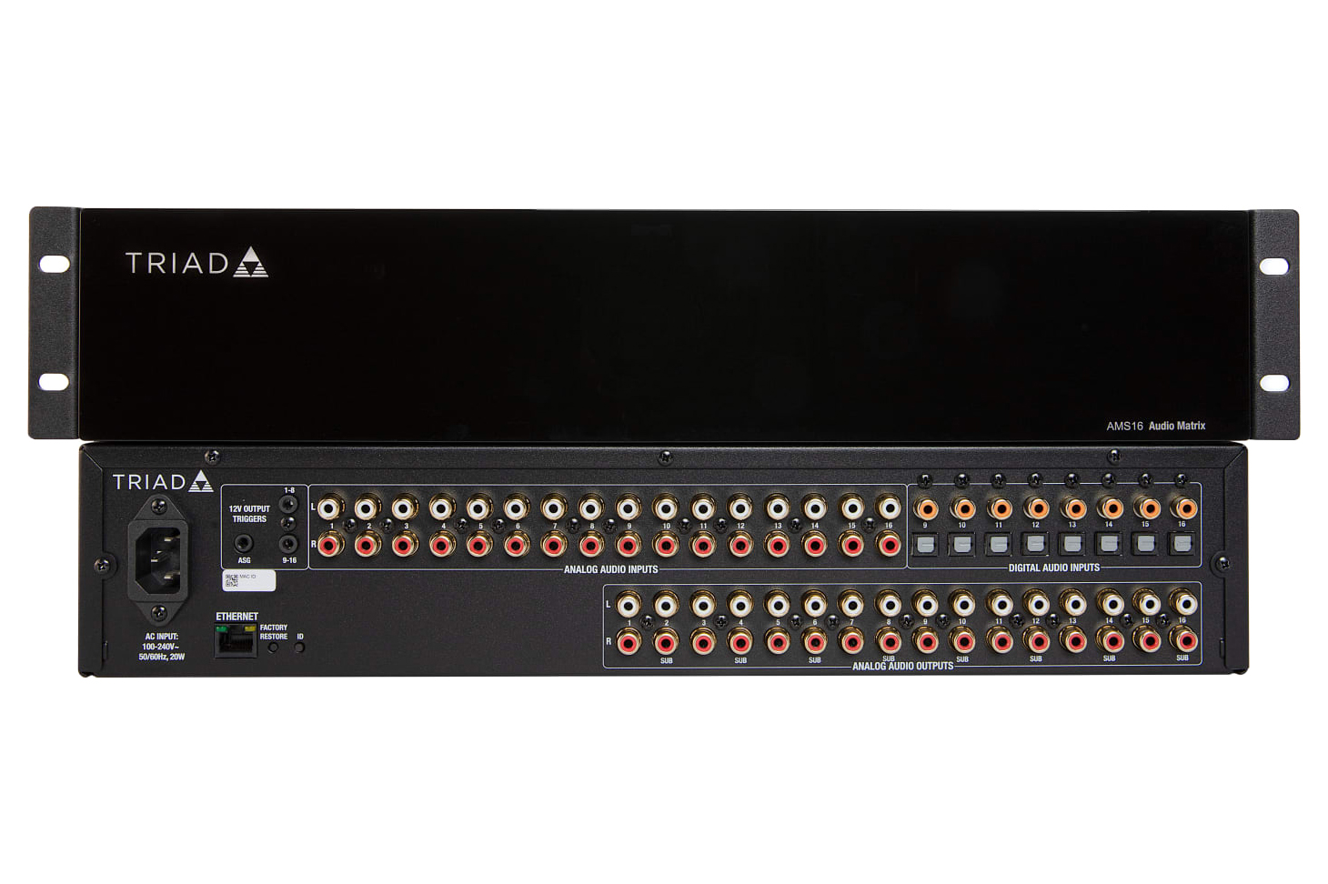 Triad 16-Source, 16-Zone Audio Matrix Switch (TS-AMS16) - CCTV ...